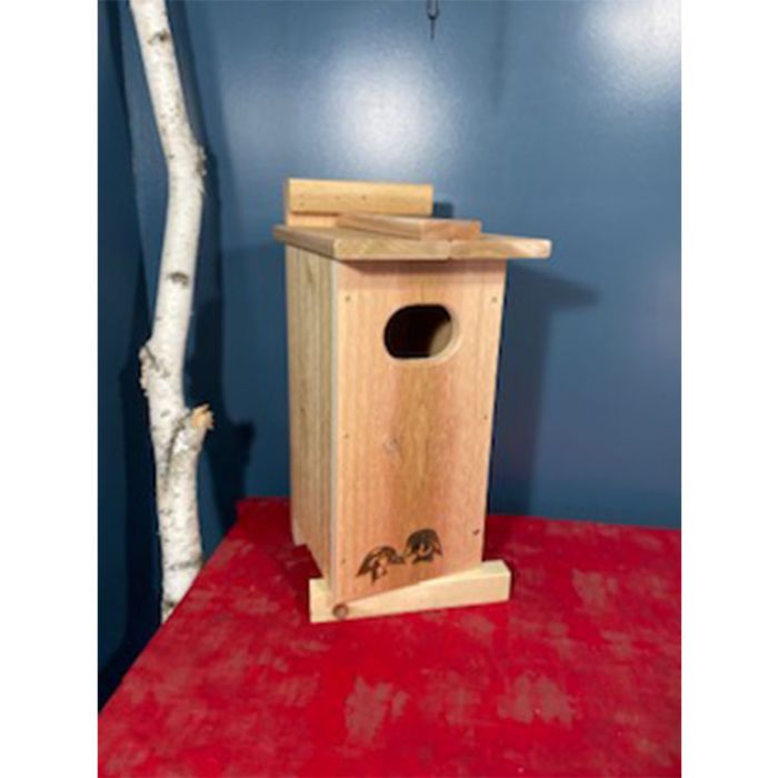 Winter Woodworks Red Cedar Wood Duck House 11x9x24IN | Gertens Garden ...
