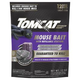 Tomcat Advanced Brand™ Mouse Bait Refillable Station, 12pk | Gertens ...