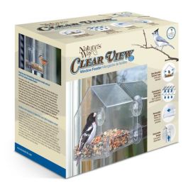 Natures Way Clear View Window Bird Plastic Feeder, 2 Cup | Gertens ...
