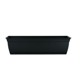 The HC Companies Eclipse Window Box, Black | Gertens Garden Center