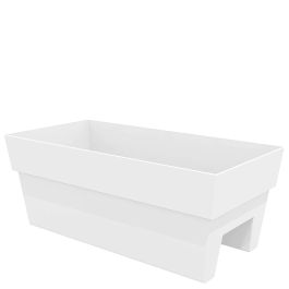 Bloem, Finley Deck Rail Planter, White, 24" | Gertens Garden Center
