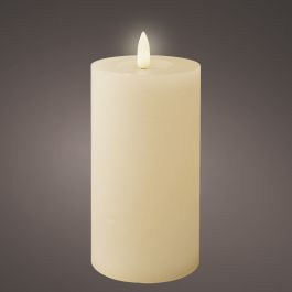 Lumineo LED Wick Wax Melted Top Candle, Cream | Gertens Garden Center