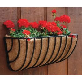 Border Concepts, Deep Waterbury Wall Trough with Coconut Liner ...