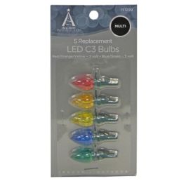LED C3 Multi-Color Replacement Bulbs - 5 PK | Gertens Garden Center