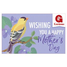 Happy Mother's Day - Bird - Gift Card | Gertens Garden Center